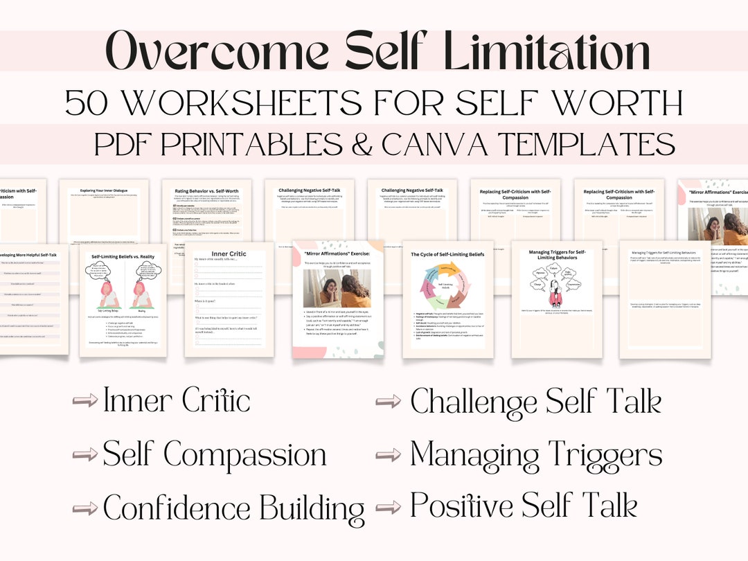 Life Coaching Templates for Self Esteem Workbook Template, Coaching ...
