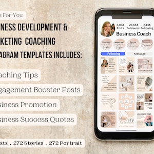 Business Coaching Templates, Social Media Coaching Instagram Templates ...