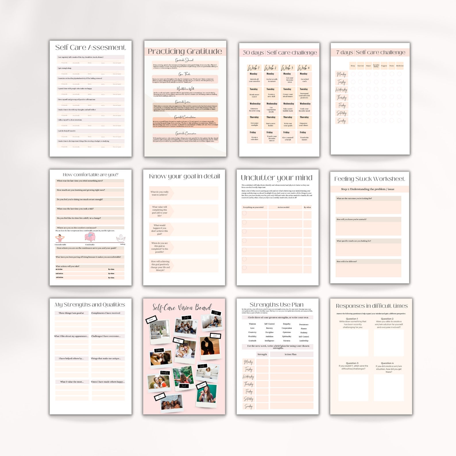 Coaching Worksheets, Self Love Workbook, Life Coaching, Workbook ...