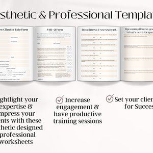 Fitness Client Intake Forms for Fitness Coach Personal - Etsy