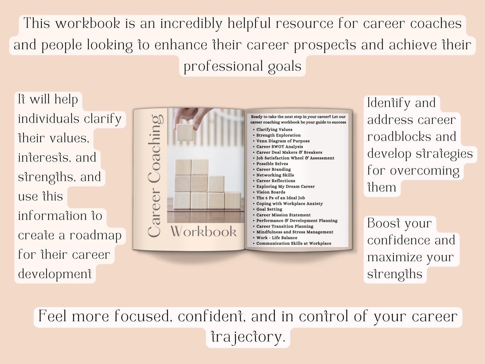Career Coaching Templates Career Change Workbook Life - Etsy