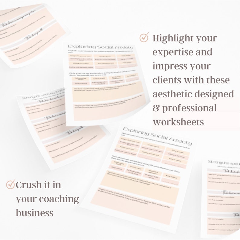 Life Coaching Workbook, Self Love Workbook, Life Coaching Bundle, Coaching Worksheet Template ...