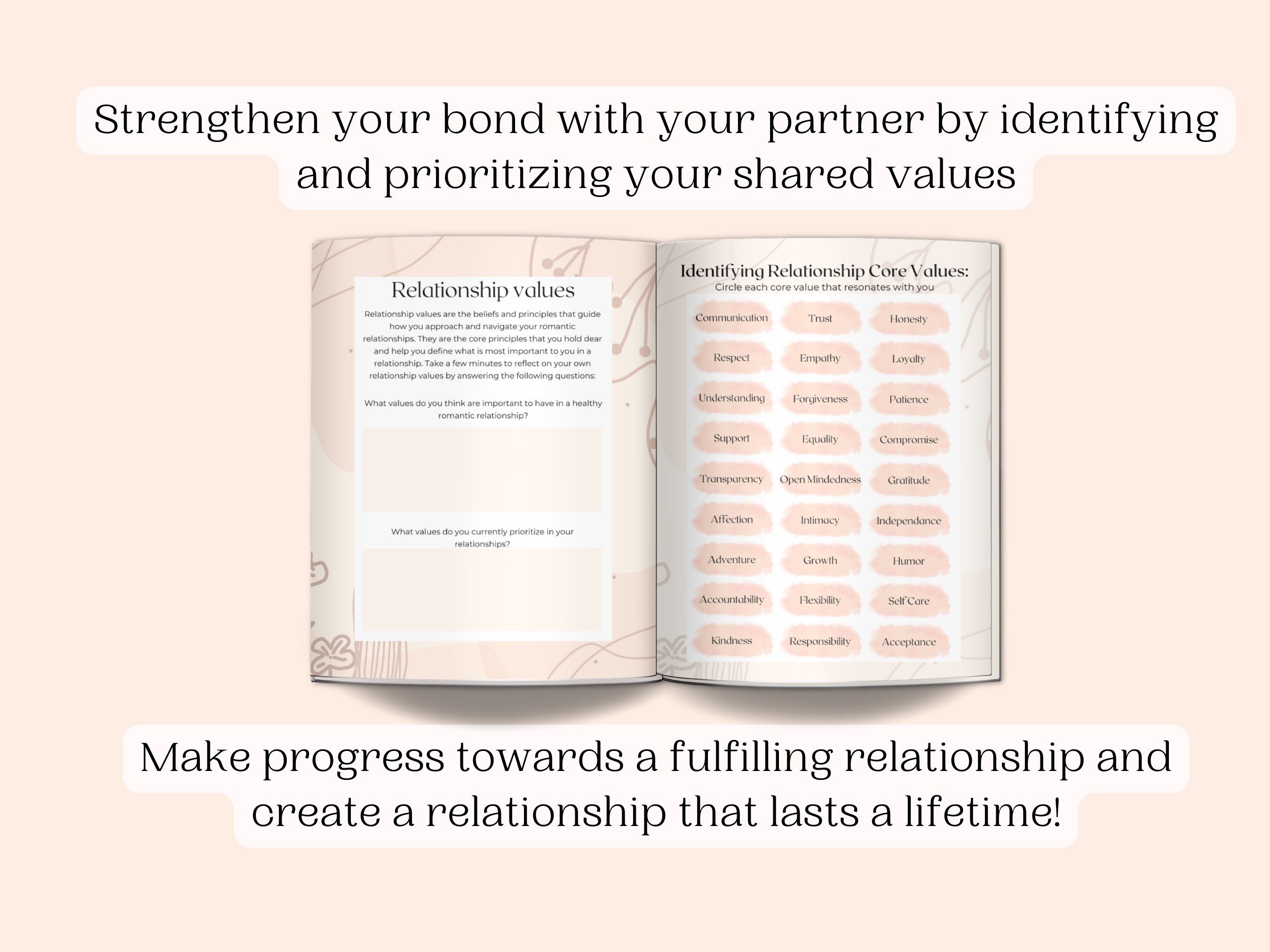 Relationship Workbook Couples Therapy Worksheets Couple - Etsy