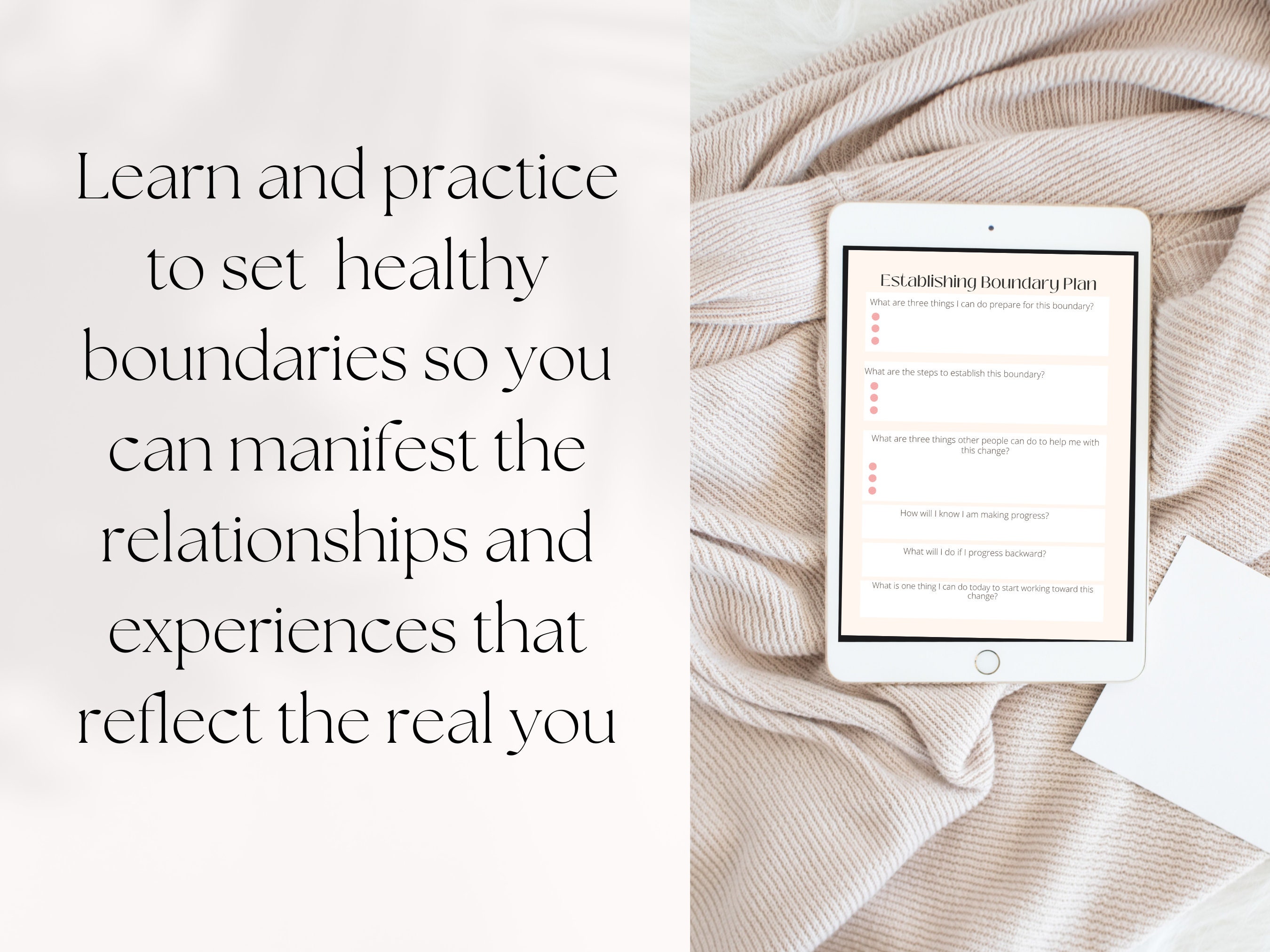 Boundary Building Skill Coaching Worksheets, Relationship Communication ...