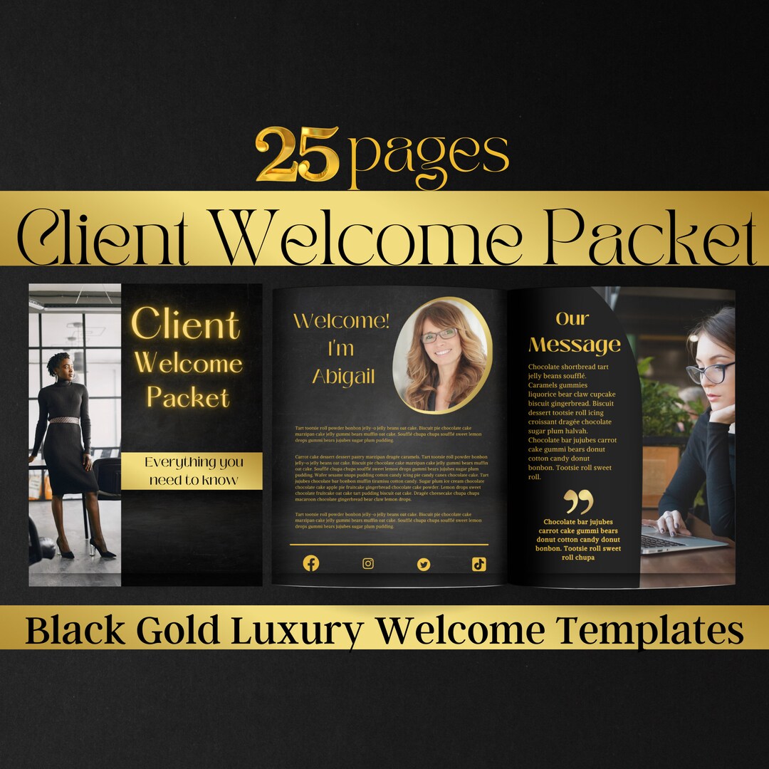 Client Welcome Packet for Coach, New Client Onboarding, Virtual ...