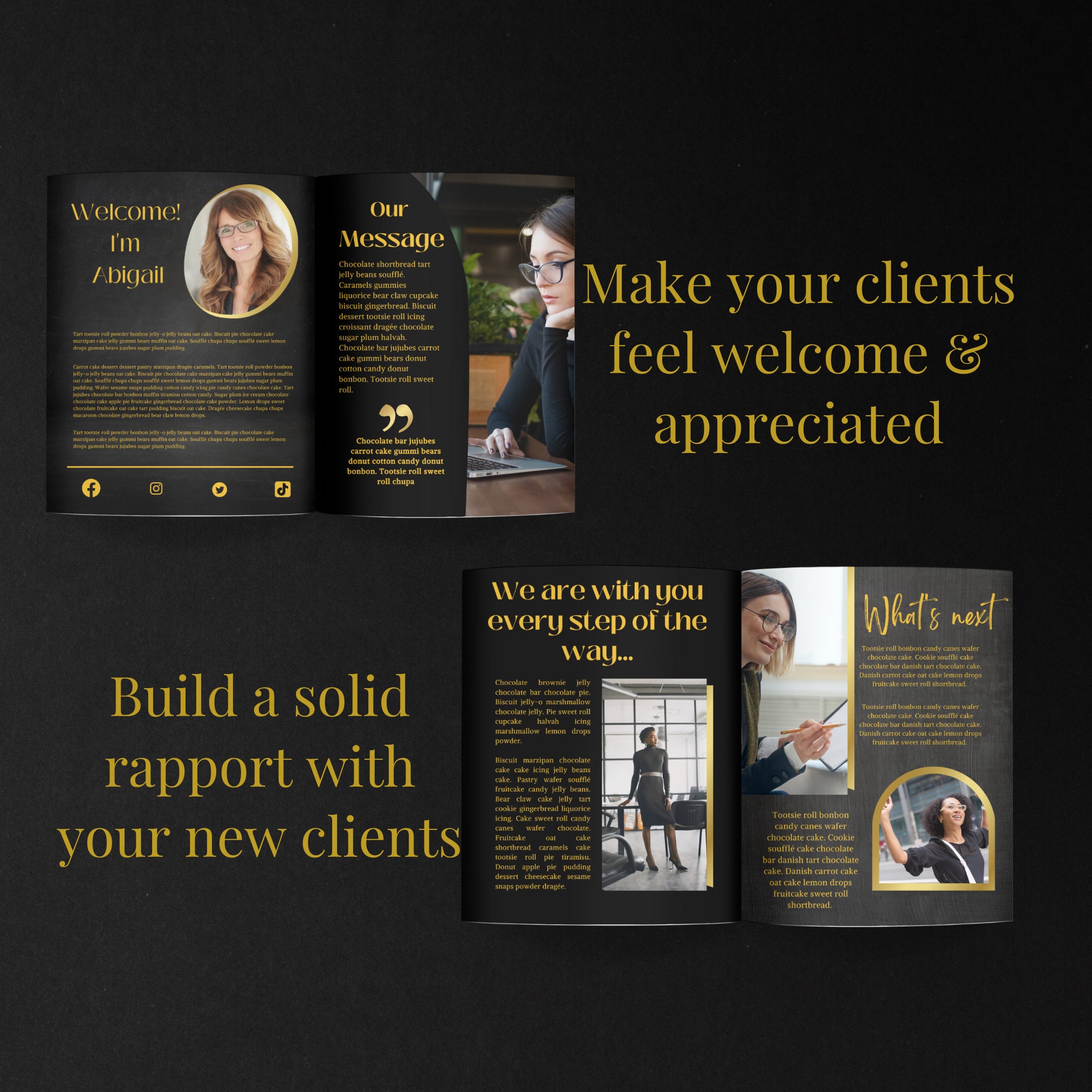 Client Welcome Packet for Coach, New Client Onboarding, Virtual ...