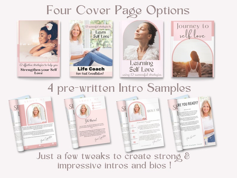 Ebook Template Canva Self Love Ebook Template Life - Etsy