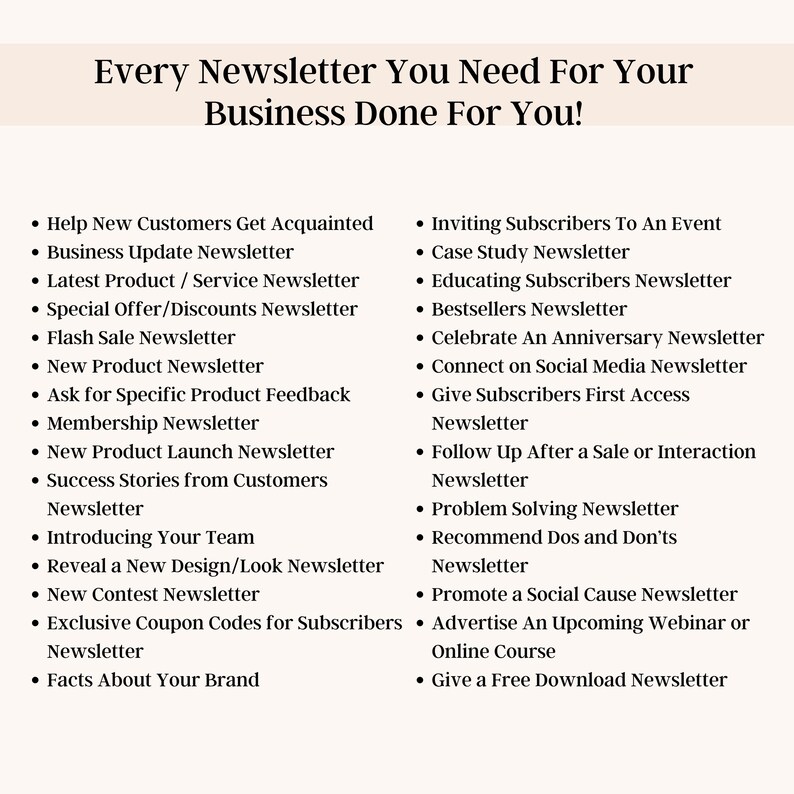 Business Newsletter Template, Newsletter Canva Template,email Template ...