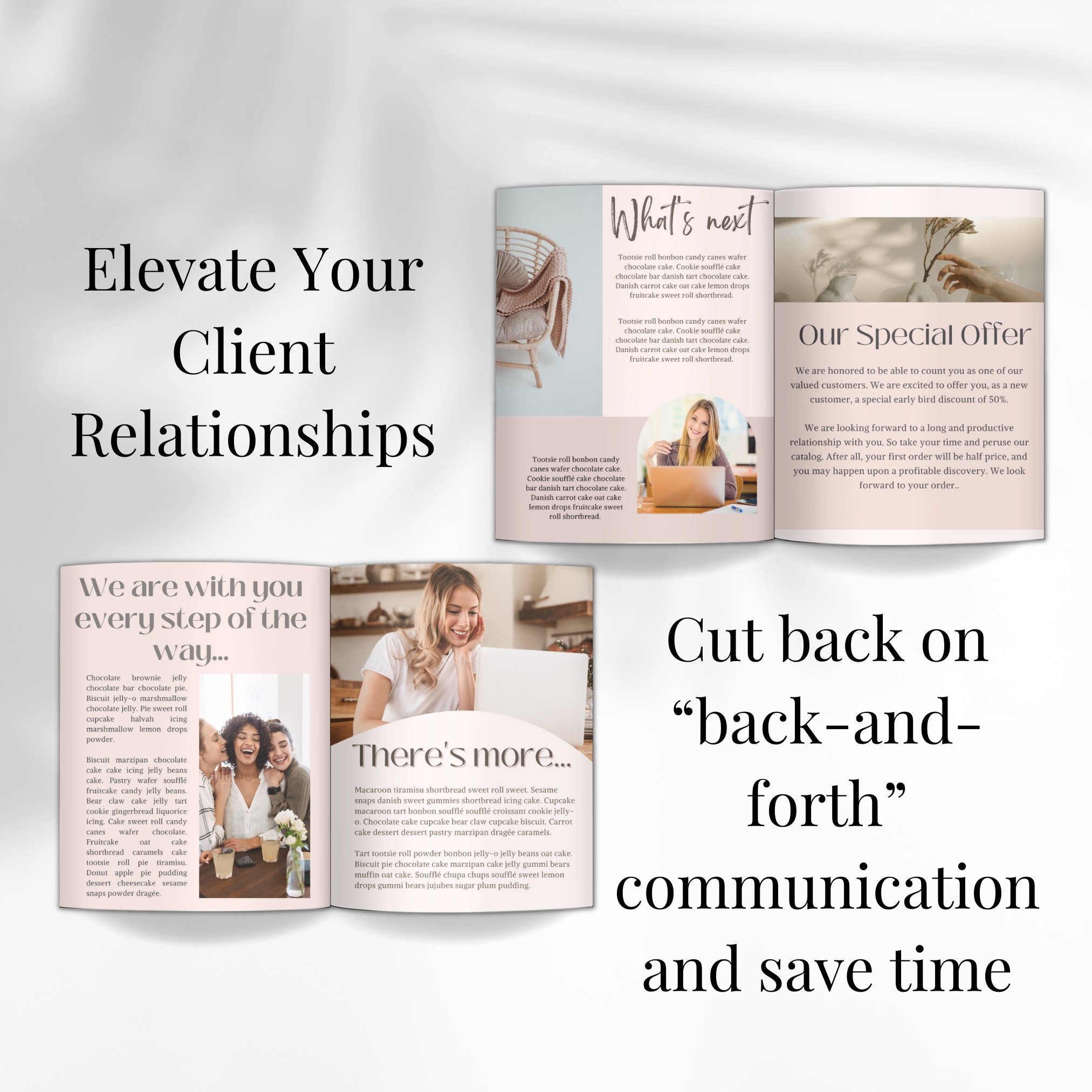 Client Proposal Template, Welcome Packet for Coaching, Marketing Small ...
