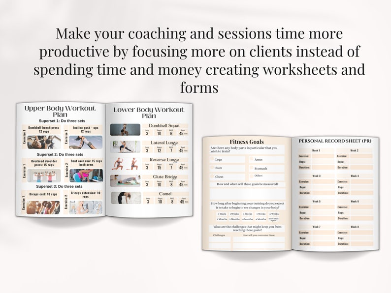 Fitness Client Intake Forms for Fitness Coach Personal - Etsy