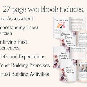 Relationship Worksheets, Couples Therapy Worksheets, Trust Building ...