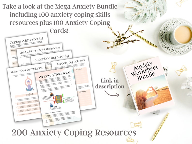 Anxiety Coping Cards Anxiety Affirmation Cards Anxiety Flash - Etsy