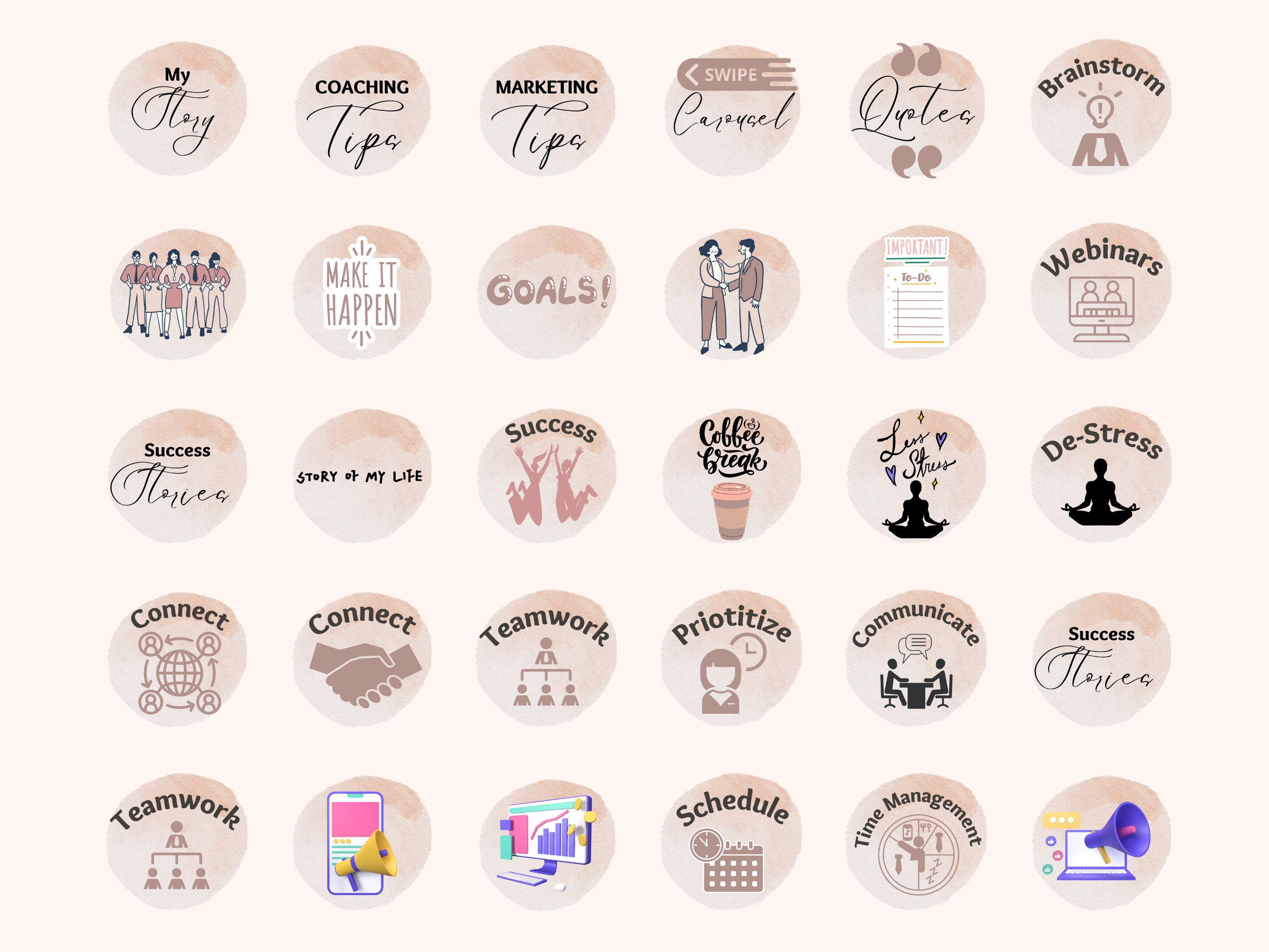 Instagram Highlight Covers for Coaches, Highlight Covers for Instagram ...