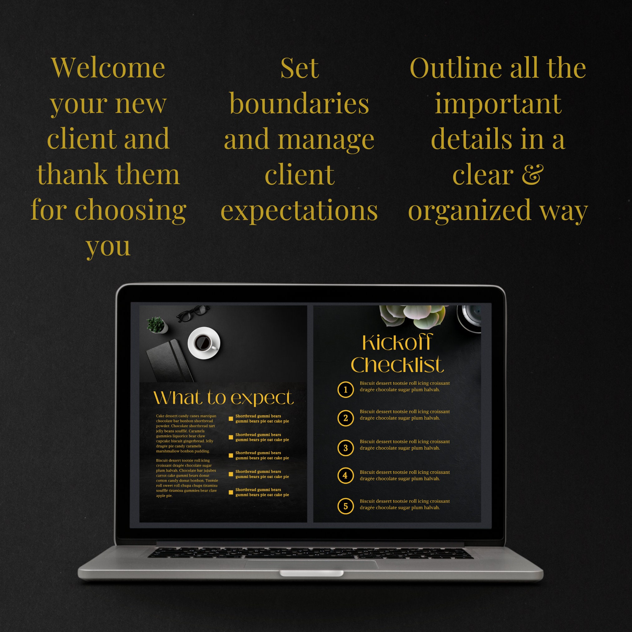 Client Welcome Packet for Coach, New Client Onboarding, Virtual ...