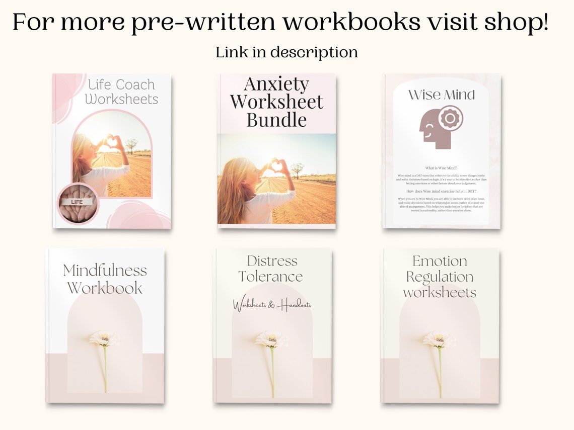 DBT Worksheets for Interpersonal Effectiveness, DBT Workbook, DBT ...