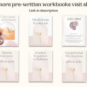 Anxiety Coping Skills Workbook, Anxiety Worksheets for Teens and Adults ...