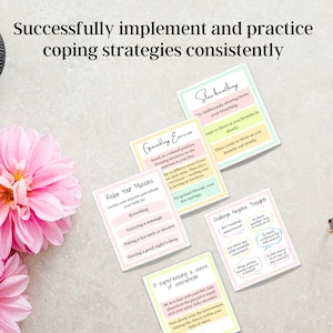 Anxiety Coping Cards, Anxiety Affirmation Cards, Anxiety Flash Cards ...