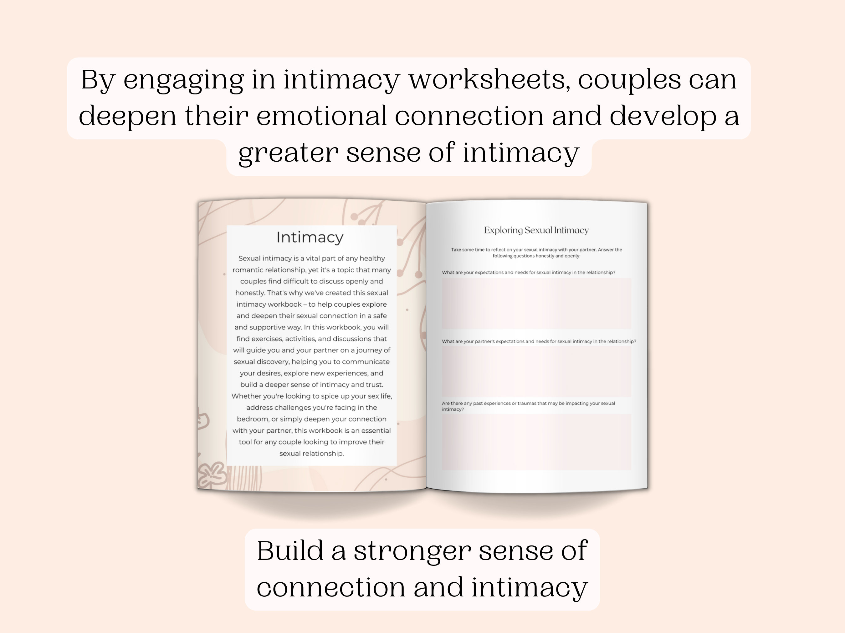 Intimacy Building Relationship Worksheets, Couples Therapy Worksheets ...
