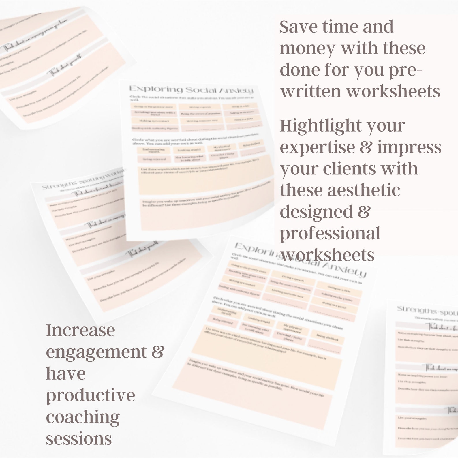 Coaching Worksheets, Self Love Workbook, Life Coaching, Workbook ...