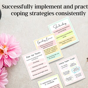 DBT Skills Cards DBT Coping Skills Flash Cards Anxiety - Etsy