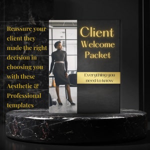 Client Welcome Packet for Coach, New Client Onboarding, Virtual ...