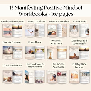 Life Coaching Worksheets, Manifestation Workbook, Mindset Coaching ...