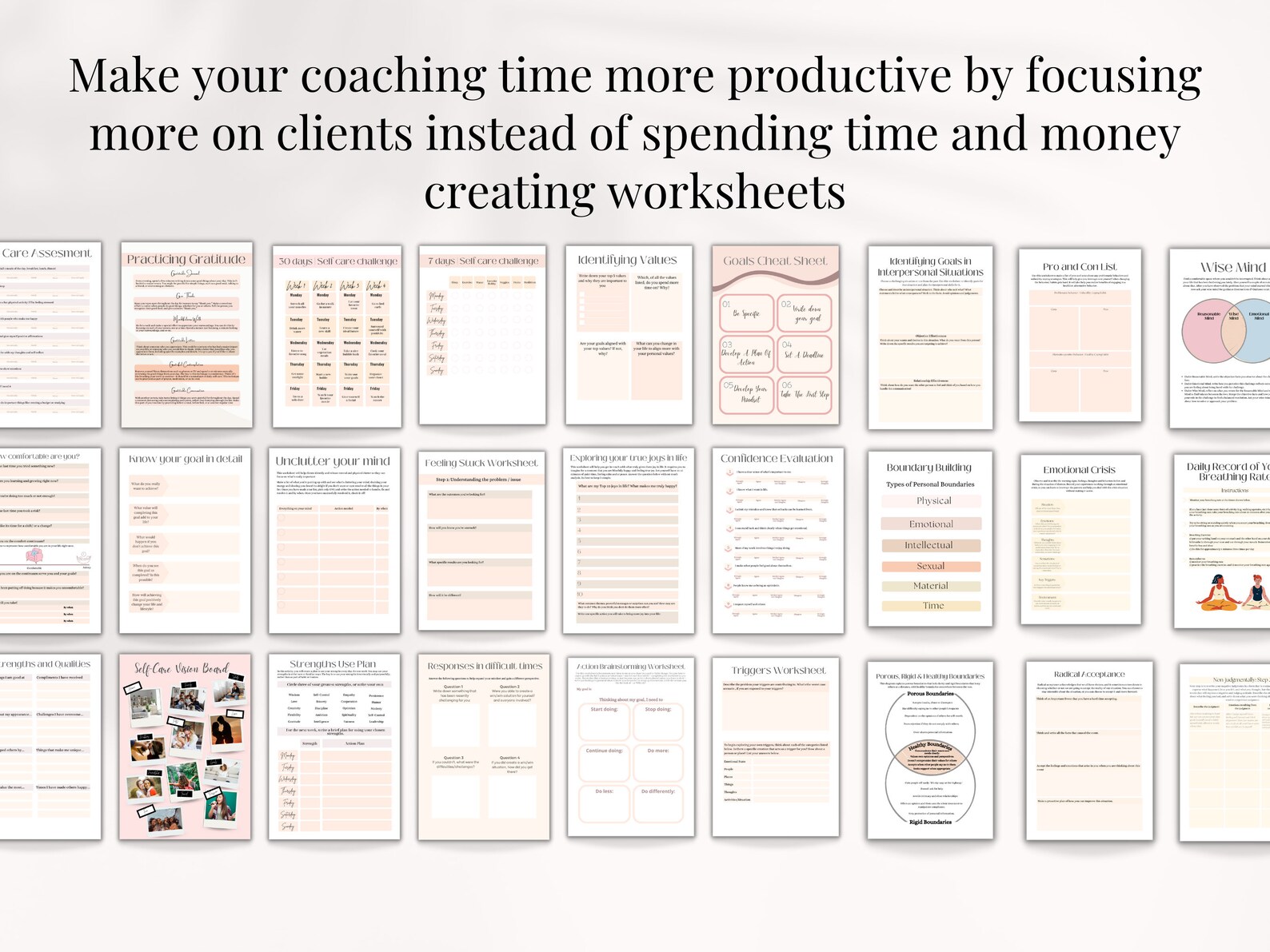 Life Coaching Workbook Self Love Workbook Life Coaching - Etsy