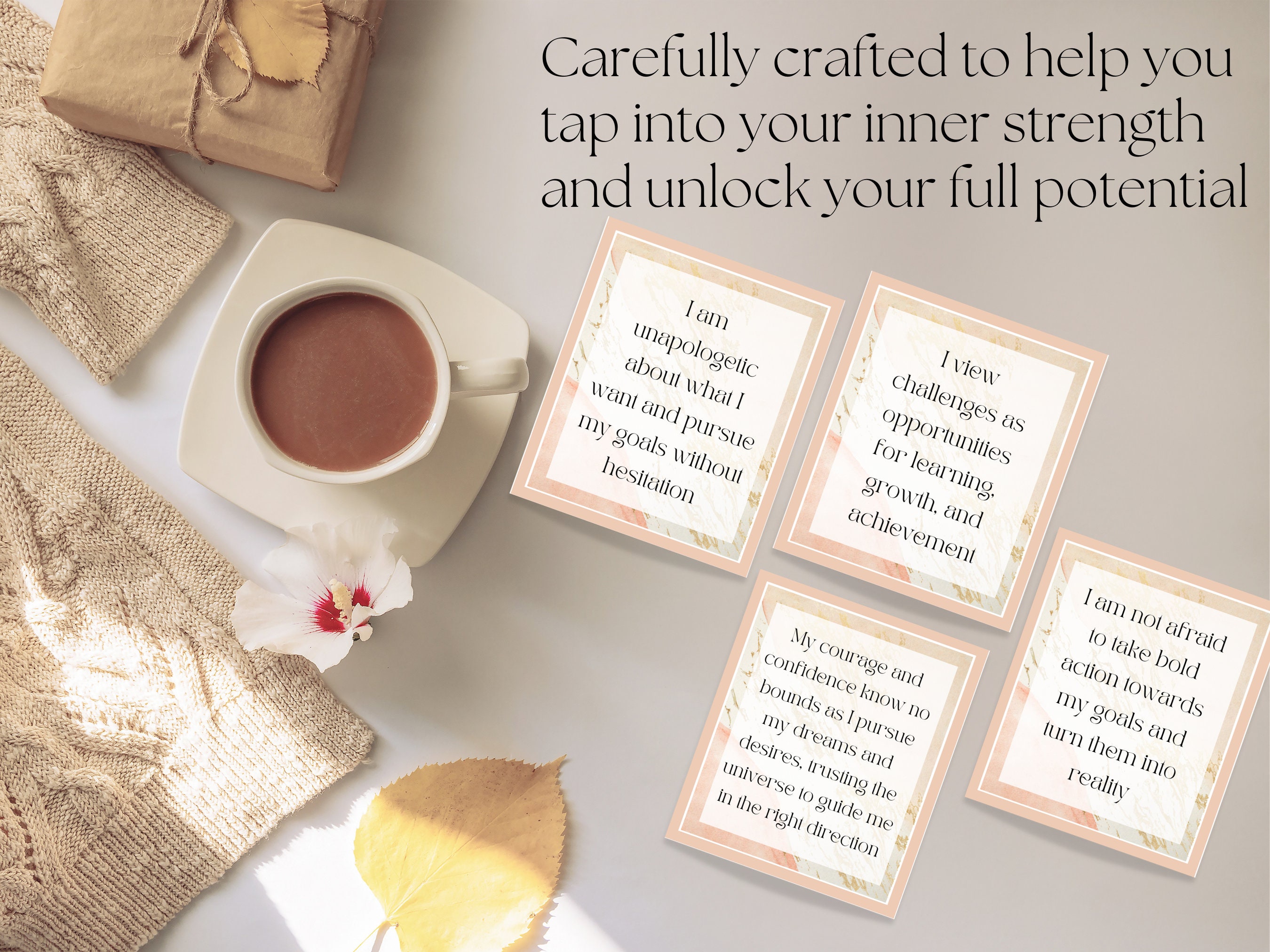 Positive Affirmation Cards, Law of Attraction Cards, Positive Pins ...