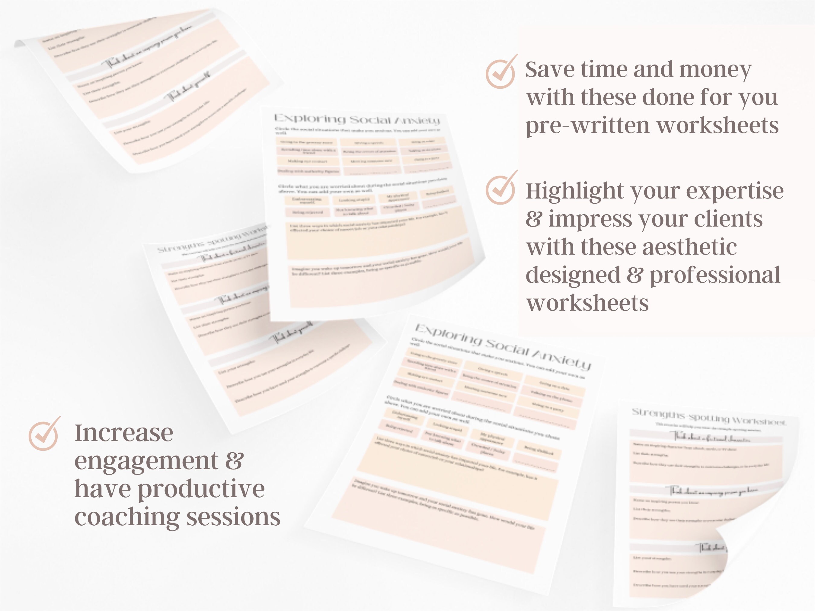 Coaching Worksheets, Self Control Workbook, Self Regulation Life ...
