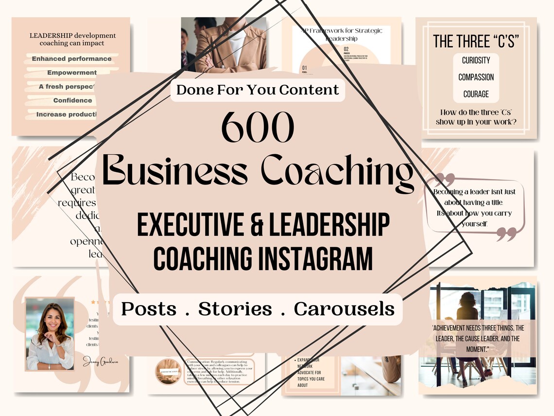Business Coaching Templates, Leadership Coaching Instagram Templates ...