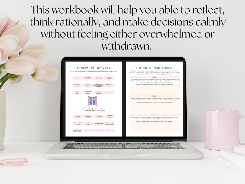 DBT Skills, Window of Tolerance Worksheet, Distress Tolerance, Trauma ...