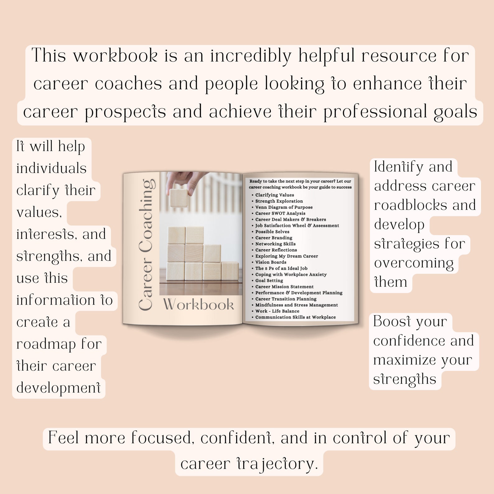 Career Coaching Templates Career Change Workbook Life - Etsy