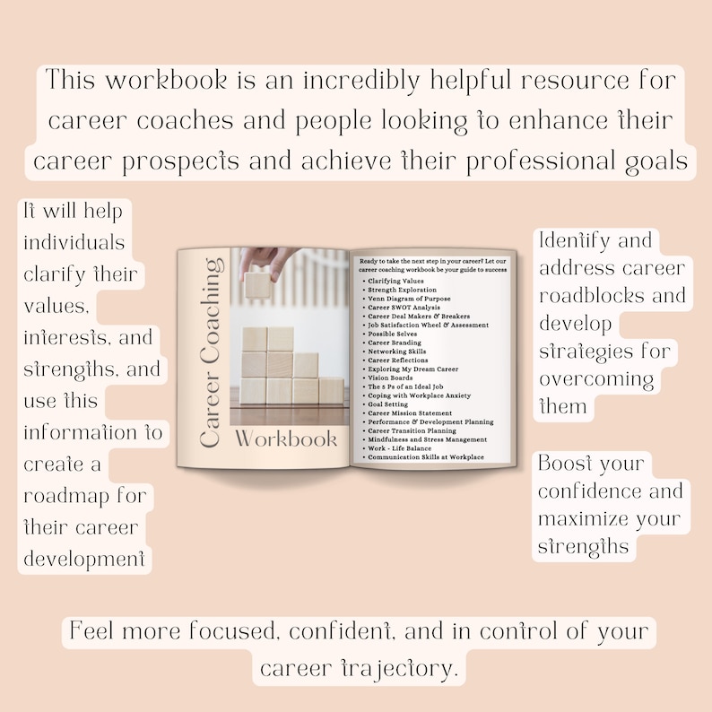 Career Coaching Templates, Career Change Workbook, Life Coaching Bundle ...