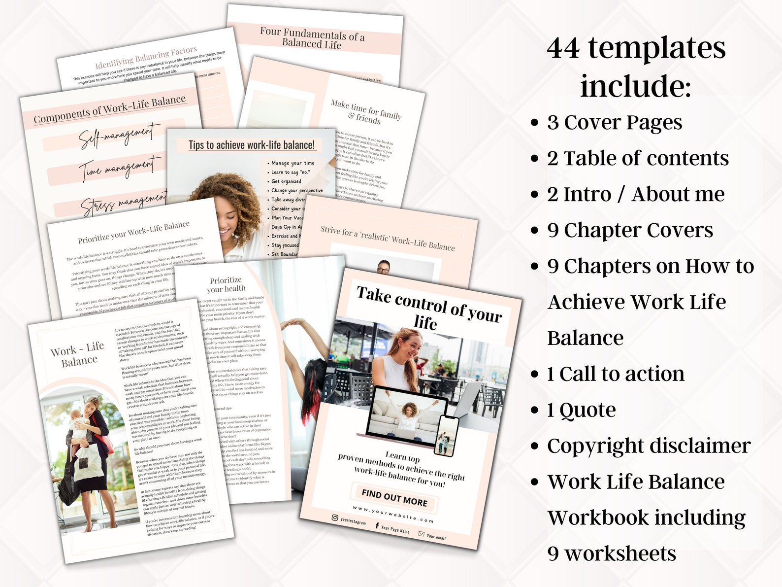 Ebook Template for Life Coach , Coaching Workbook, Life Coaching Tools ...