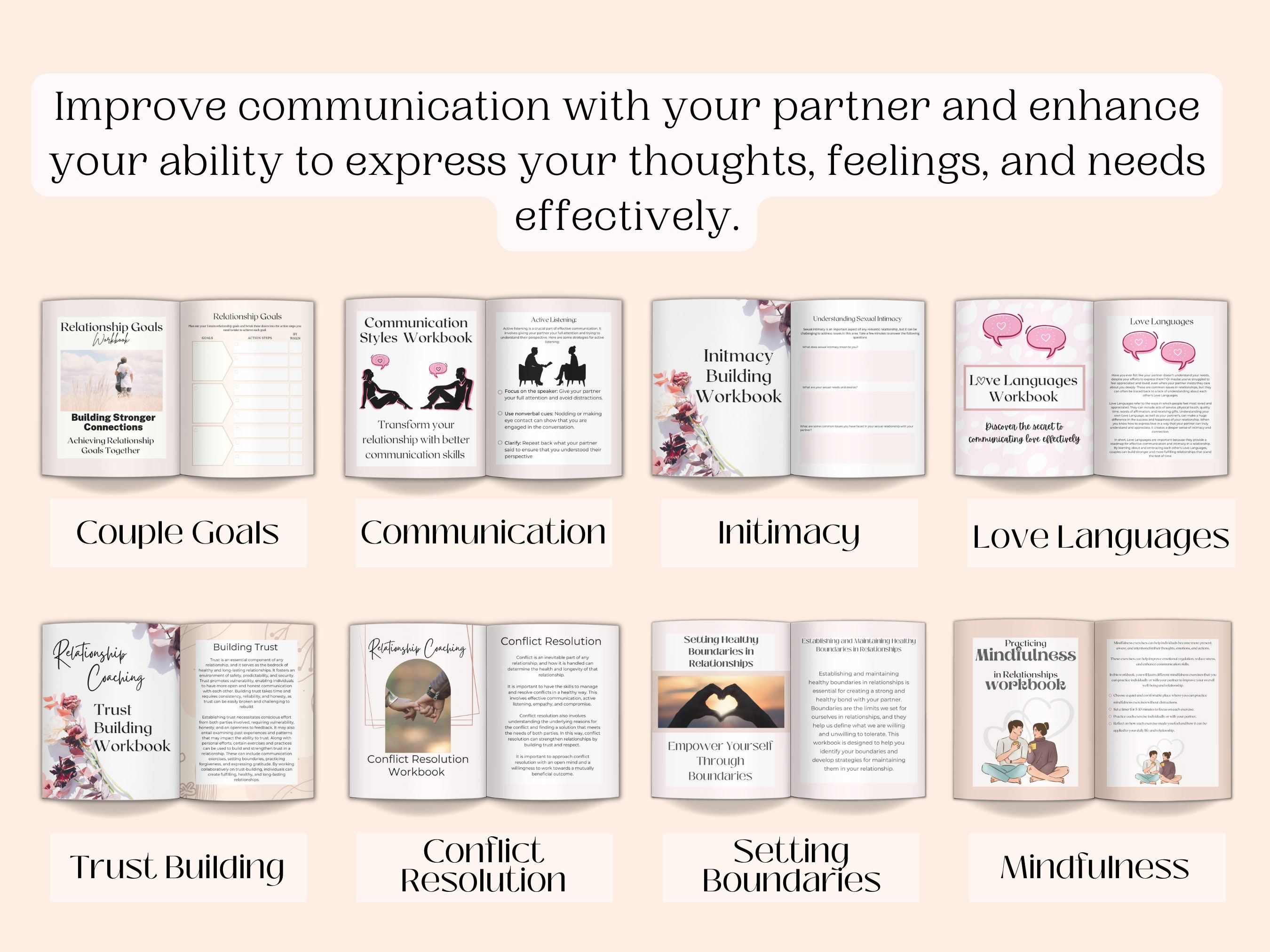 Relationship Worksheets Bundle Couples Therapy Worksheets - Etsy