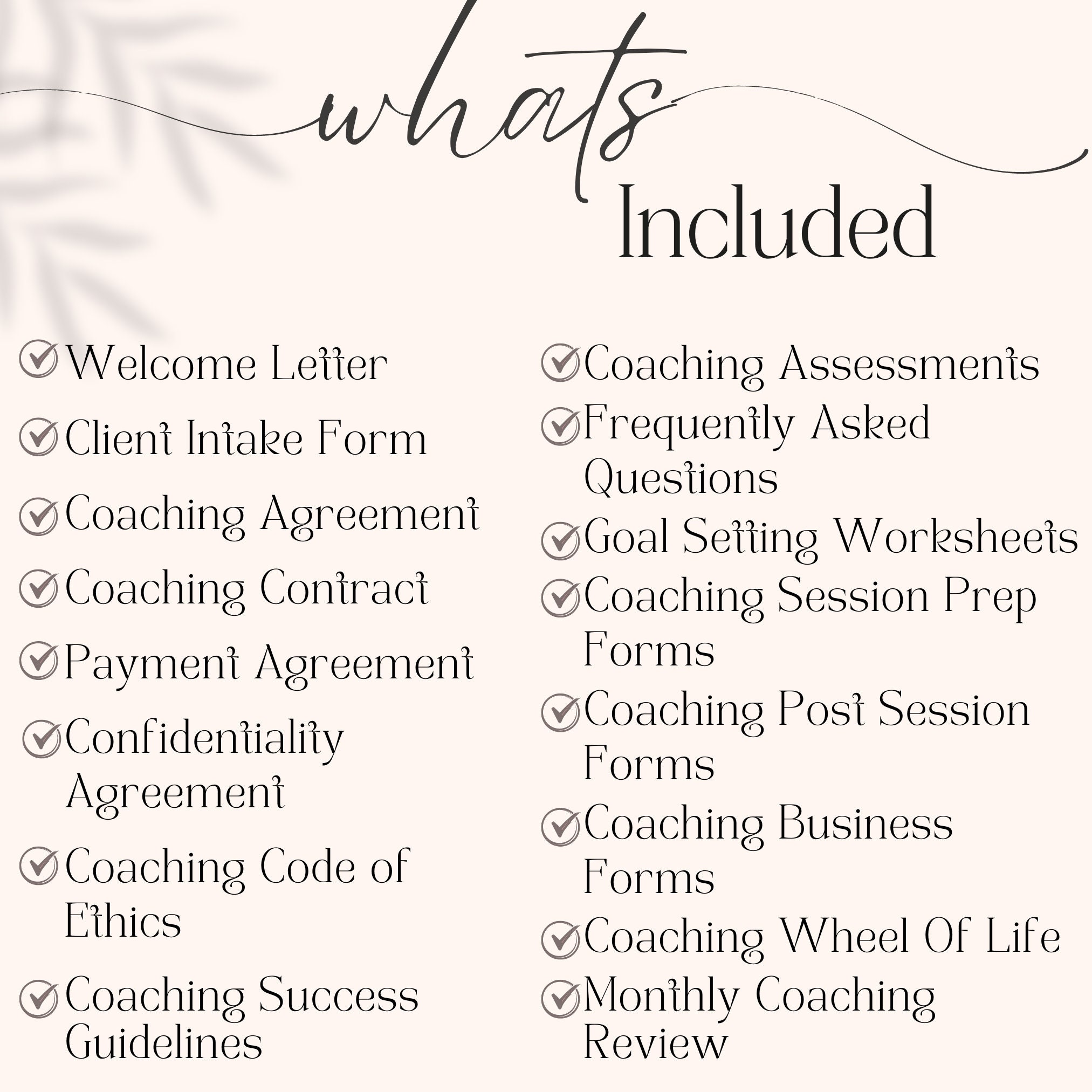 Coaching Intake Forms, Coaching Contract, Coaching Onboarding Templates ...