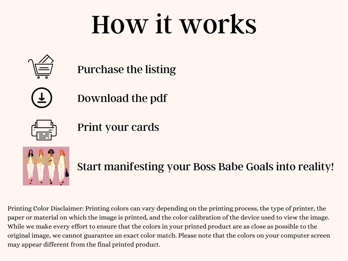 Boss Babe Affirmation Cards, Boss Lady Affirmation Cards, Boss Babe ...