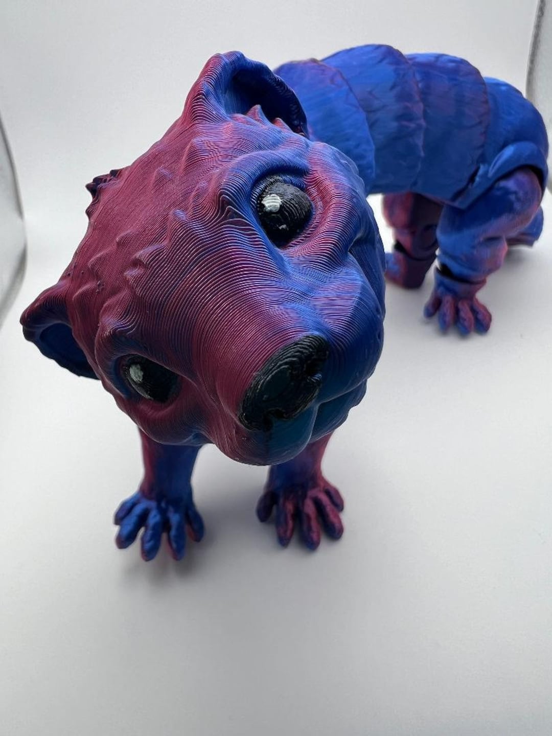 Articulated Ferret pink/blue - Etsy