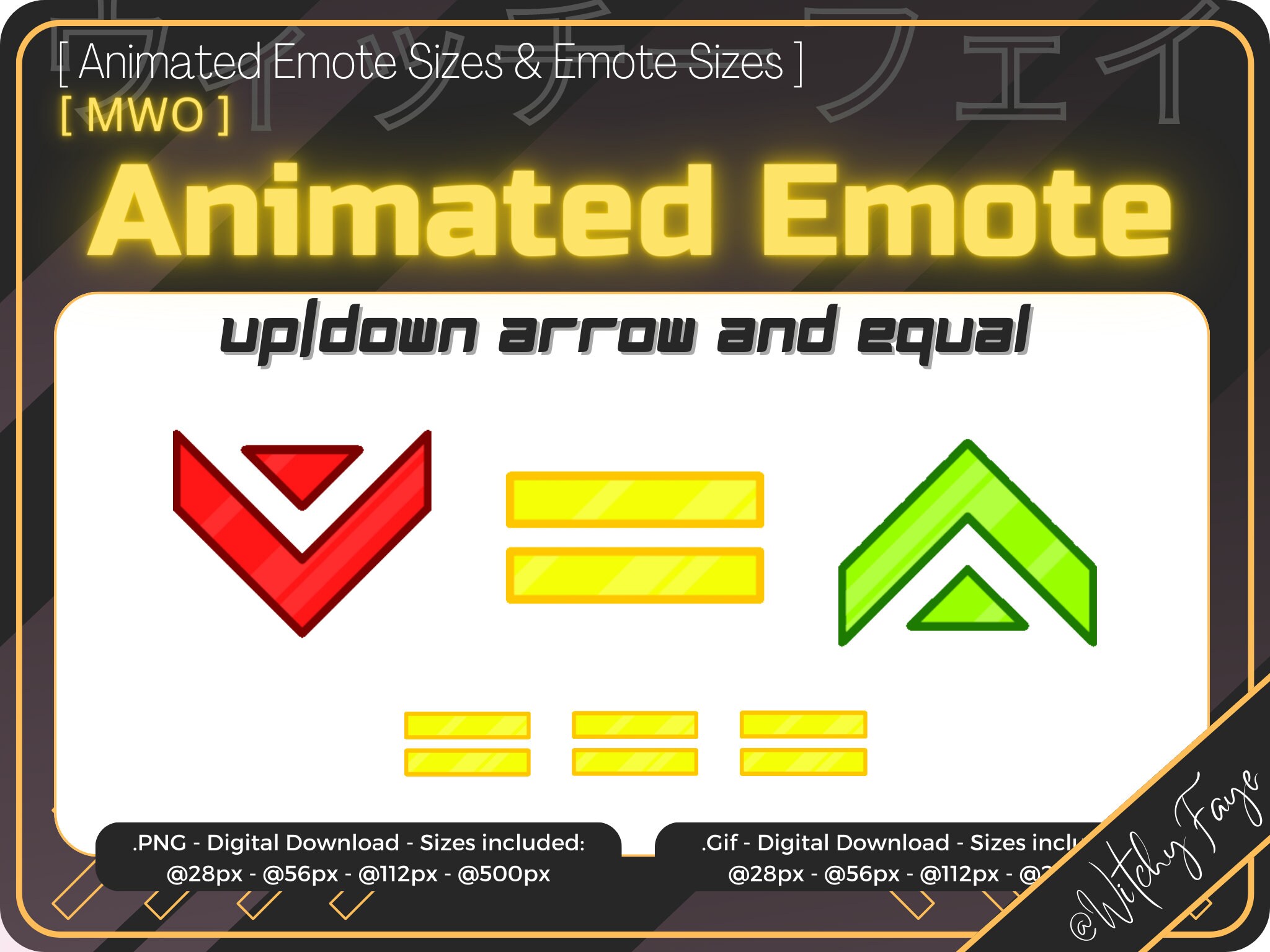 MWO Pilot Skill Rating Animated Emotes, Green Arrow, Red Arrow and ...