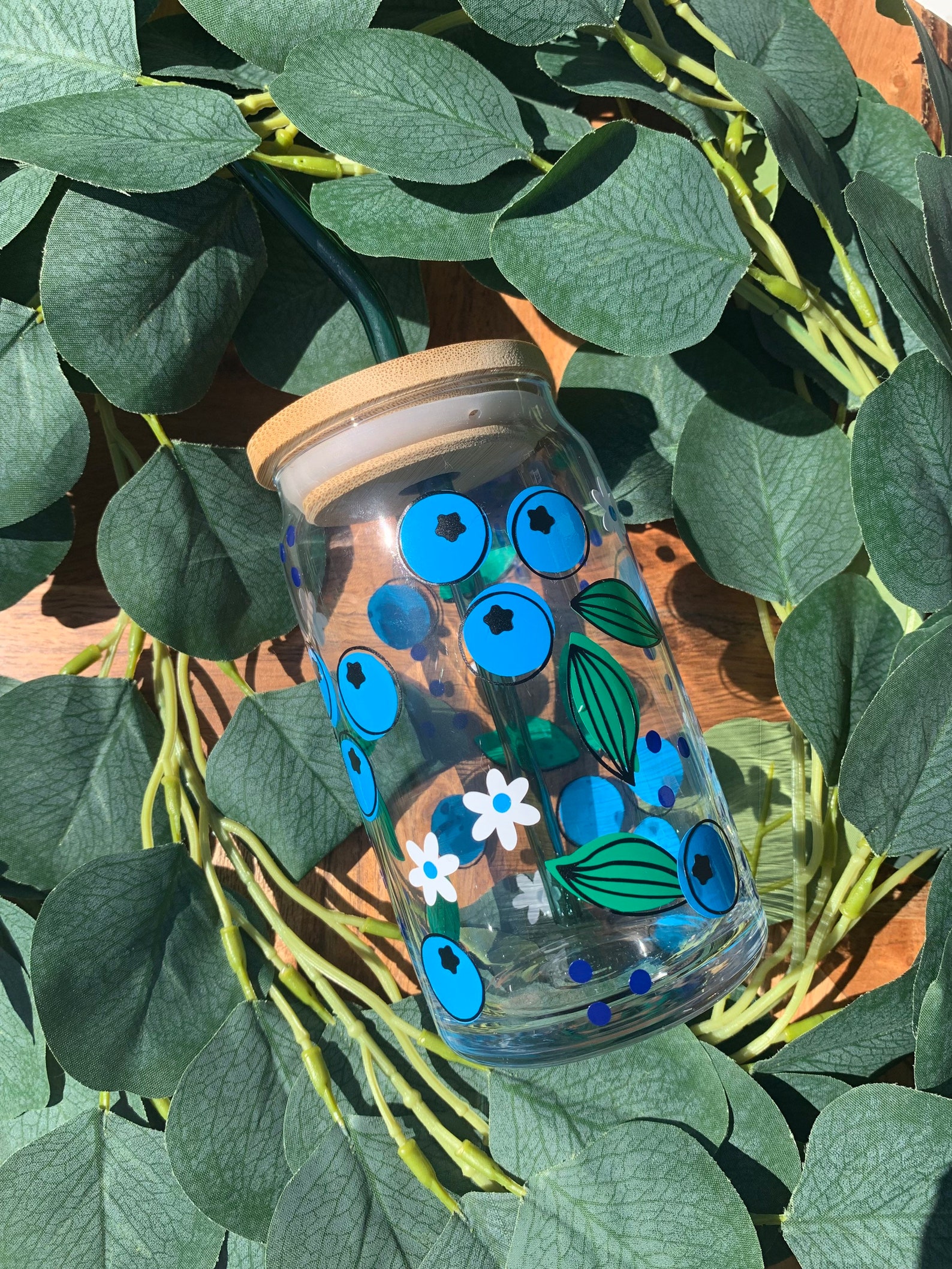 Boho Blueberry Beer Can Glass Beer Can Glass Beer Glass - Etsy