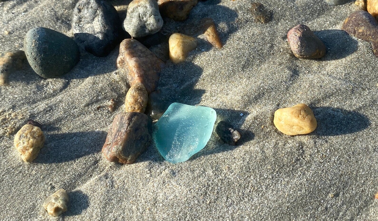Wild Sea Glass Beach Find Aqua Alee Duxbury Beach Ma - Etsy