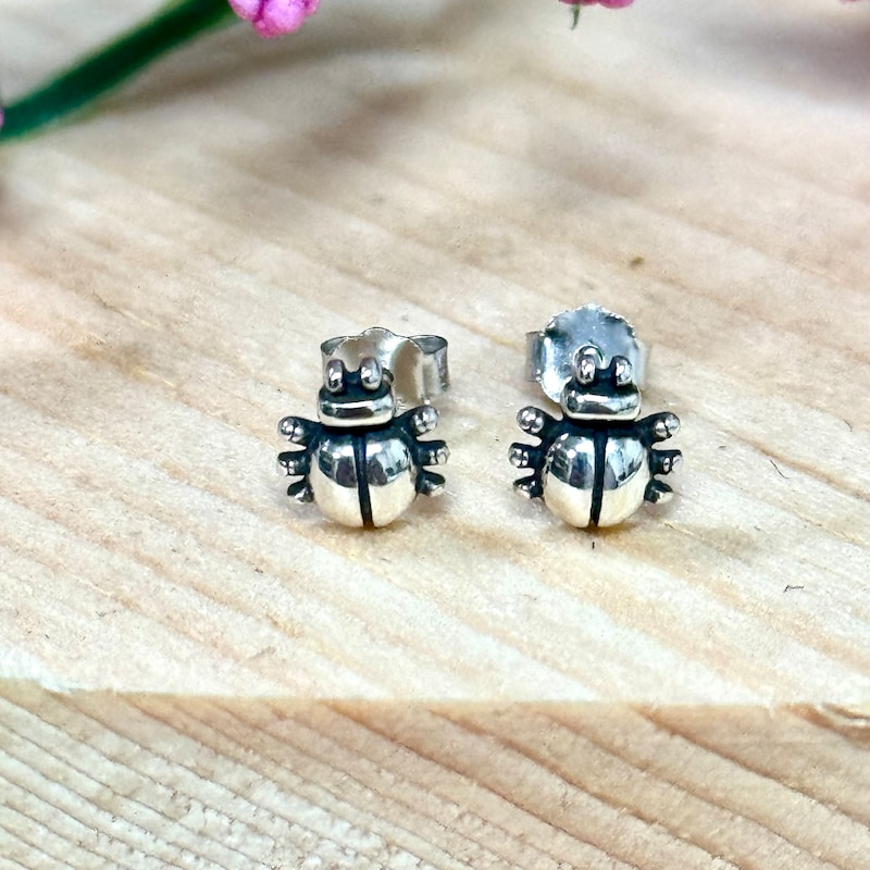 Beetle Earrings - Etsy