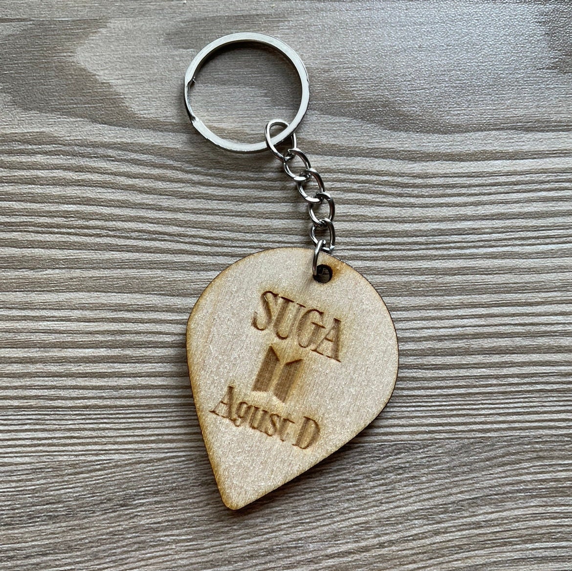 BTS Suga X Agust D D-day Tour Keychain - K-pop Keychain - Wood - Etsy