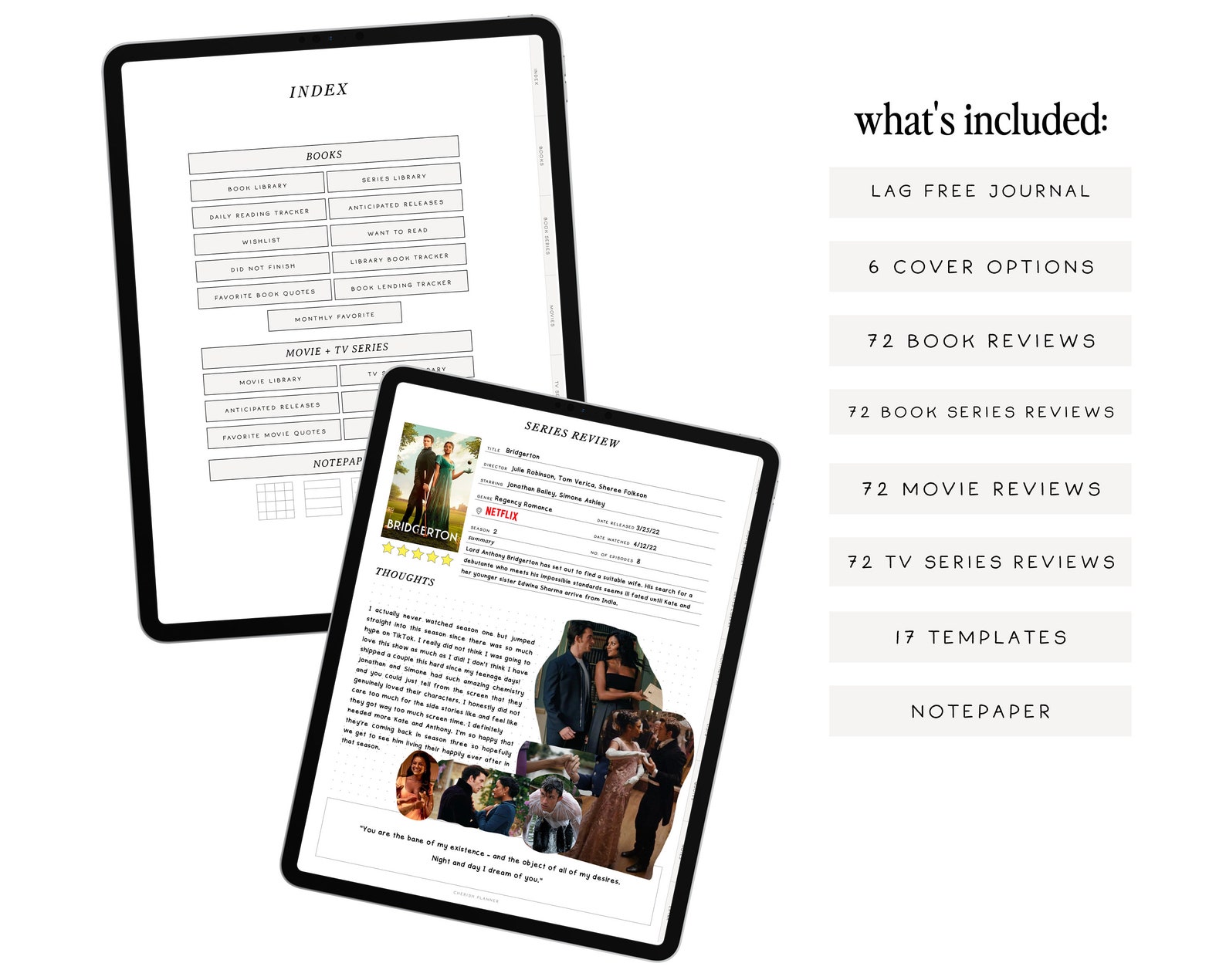 Digital Media Journal | Goodnotes Journal | iPad Journal | Book Reviews ...