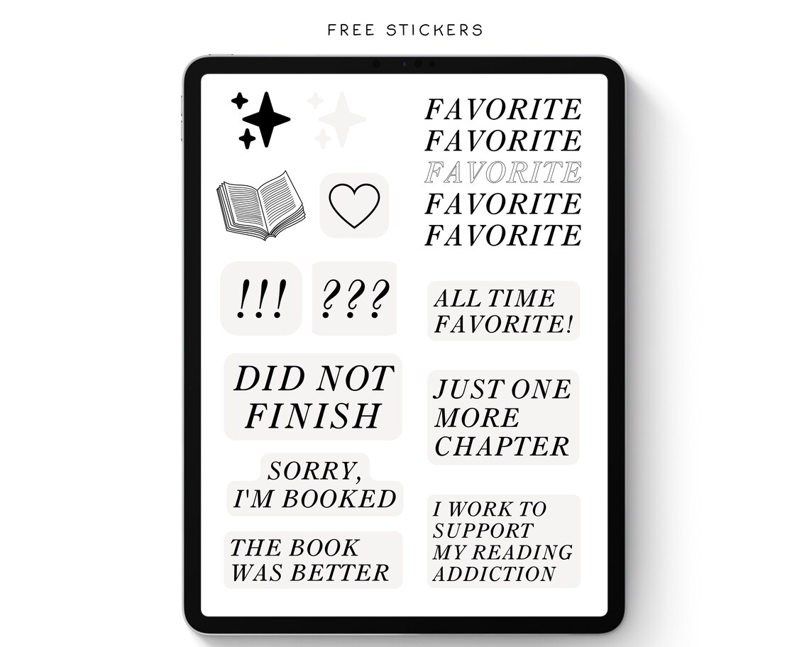 The Book Club Digital Reading Journal Book Reviews Reading - Etsy