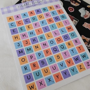 Printable Scrabble Letters | Digital Alphabet Letters for Junk ...