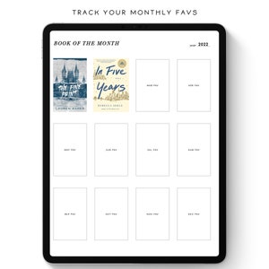 The Book Club Digital Reading Journal | Book Reviews | Reading Tracker ...