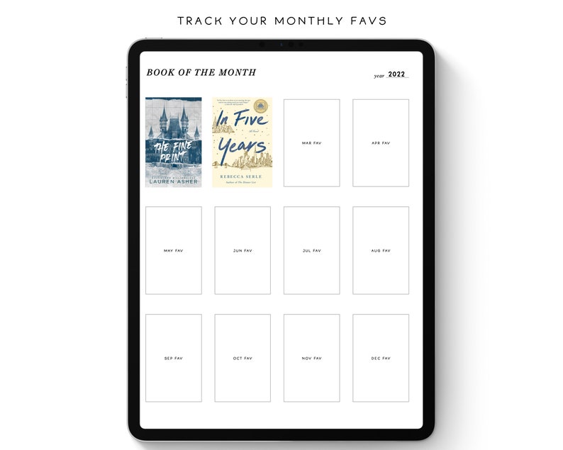 The Book Club Digital Reading Journal Book Reviews Reading - Etsy