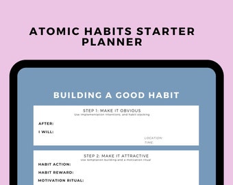 Habit Scoreboard Inspired by Atomic Habits - Etsy