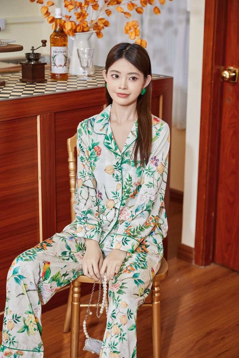 Fruit Tropical Print PJ / Pyjama Set With Pant and Shirt / Hawaii Vibes ...